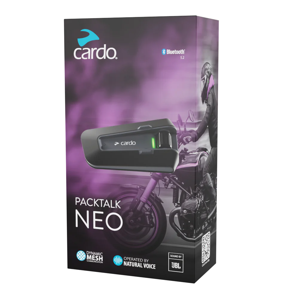 CARDO PACKTALK NEO mesh motorcycle intercom – Aventurx EU